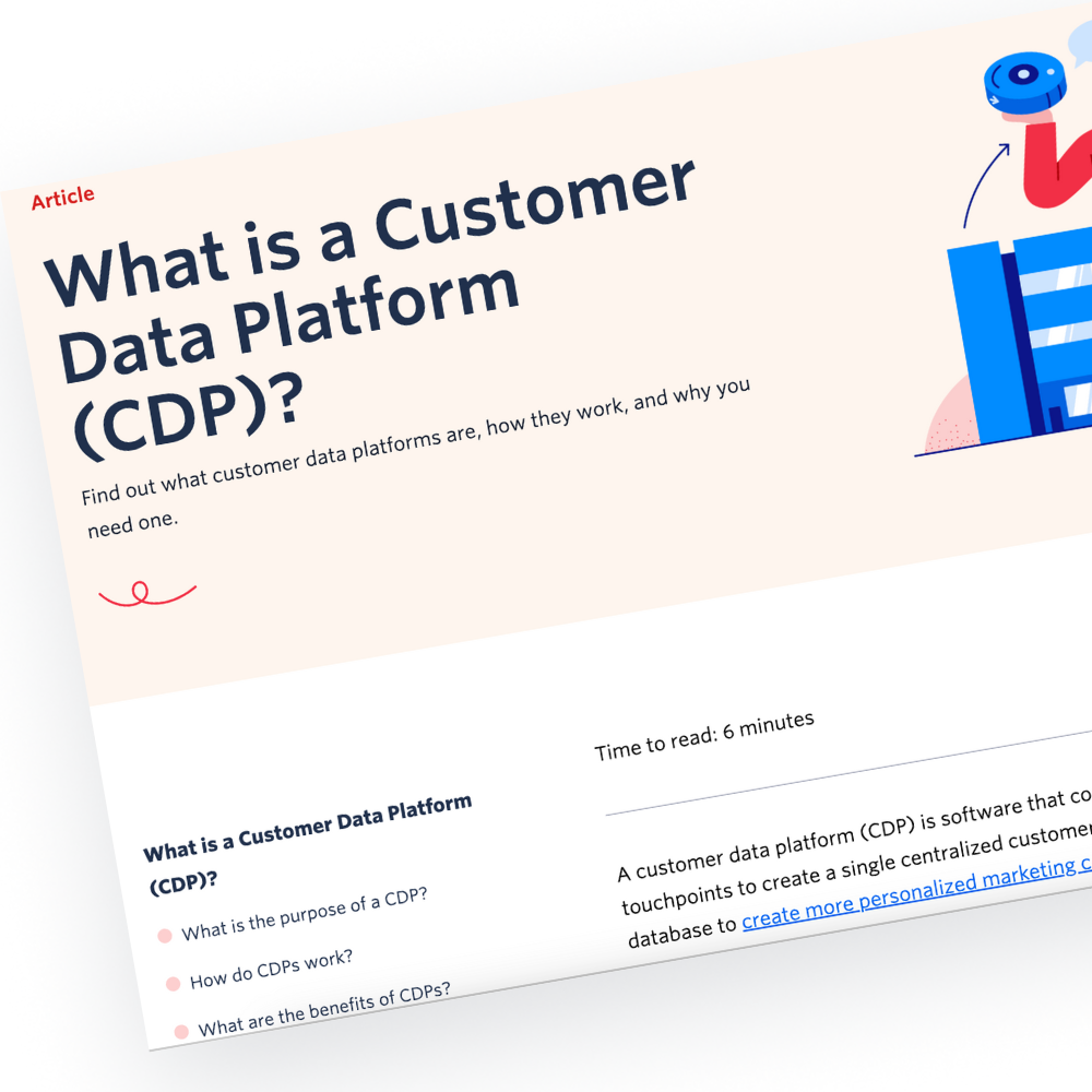 What Is A Customer Data Platform Cdp Twilio