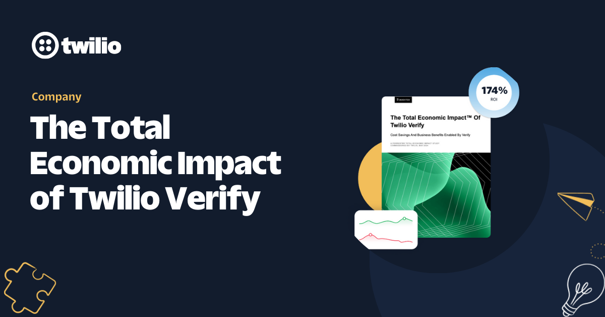 The Total Economic Impact do Twilio Verify | Twilio